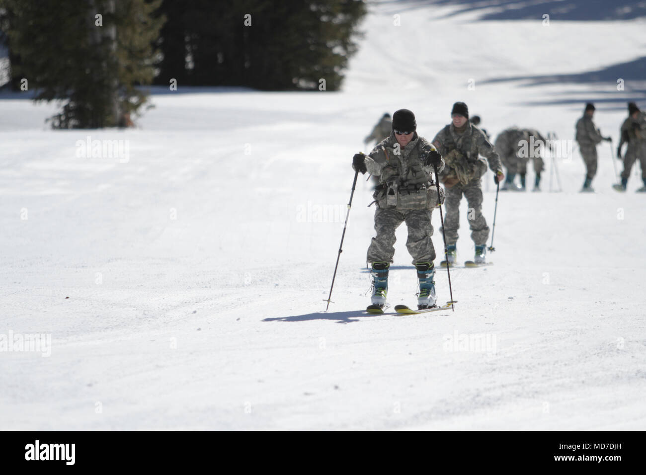 Soldiers from 1st Battalion, 157th Infantry Regiment (Mountain ...