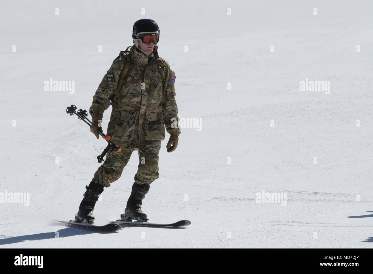A Soldier from 1st Battalion, 157th Infantry Regiment (Mountain ...