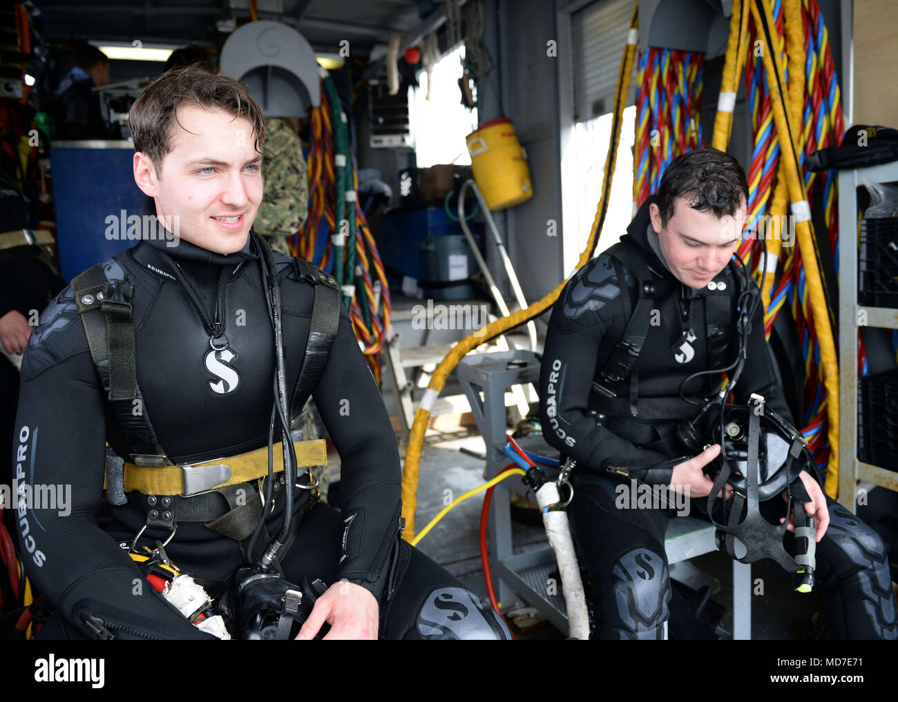 180302-N-LW91-009 GROTON, Conn. (Mar.27, 2018) Navy Diver 3rd Class ...