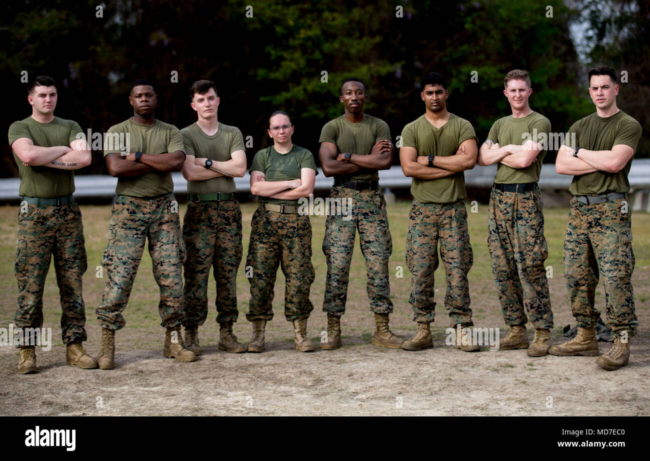 Marines with Headquarters and Support Battalion, Marine Corps ...