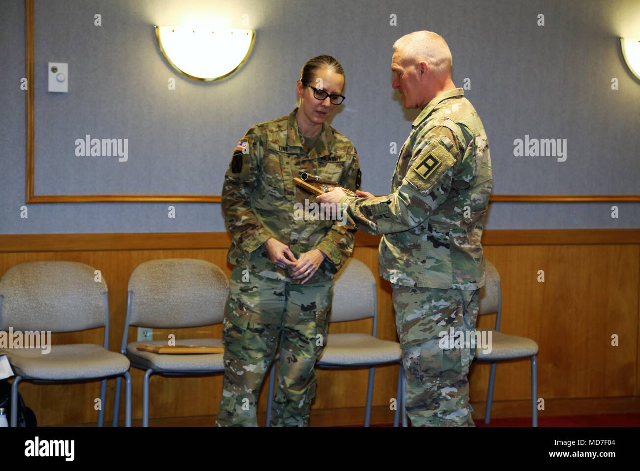 Lt. Col. Gary Oliver, commander of the 1st Battalion, 351st Brigade ...