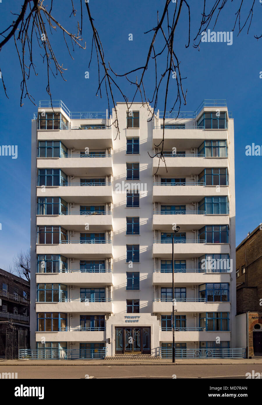 Trinity Court, a Modernist style residential apartment building on ...