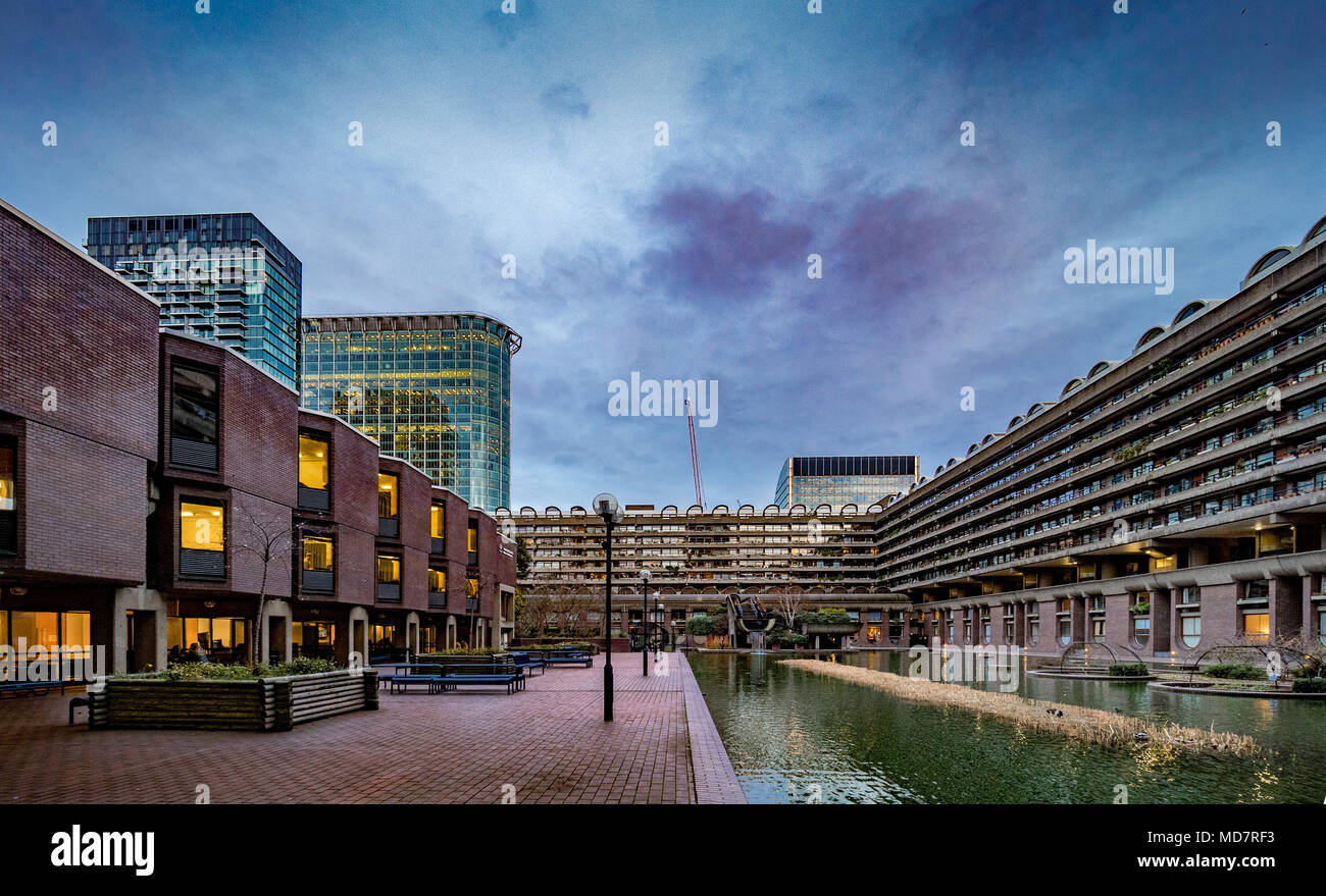 Barbican water gardens hi-res stock photography and images - Alamy