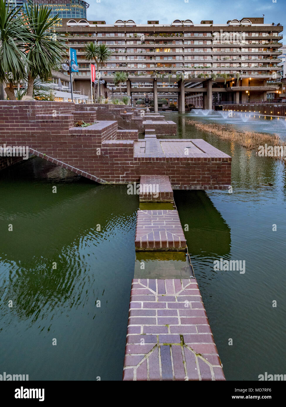 Barbican Estate, London, UK, part of the Barbican complex Stock Photo ...