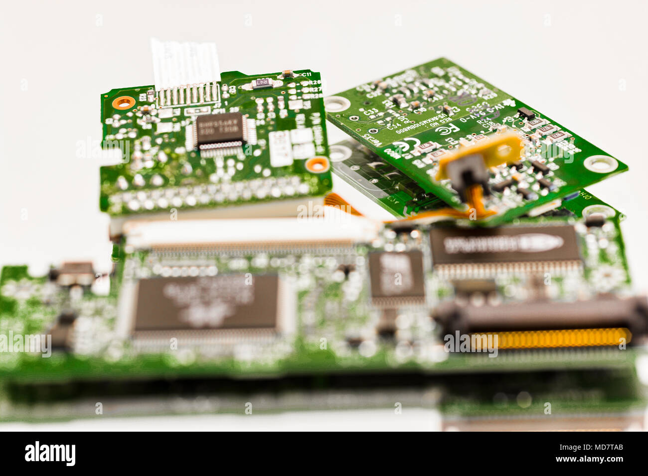 Electronic circuit board processor top hi-res stock photography and ...