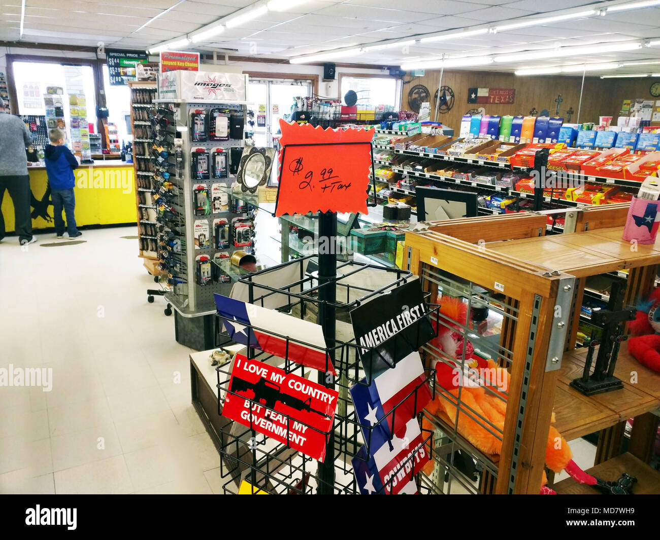 In a small town of Oklaunion, Texas, the convenience store along US 287 ...