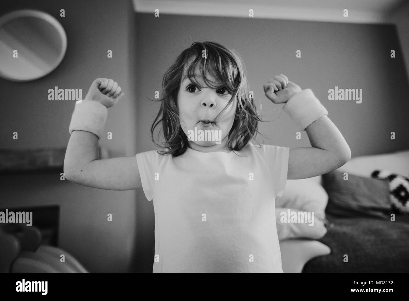 Strong child hi-res stock photography and images - Alamy