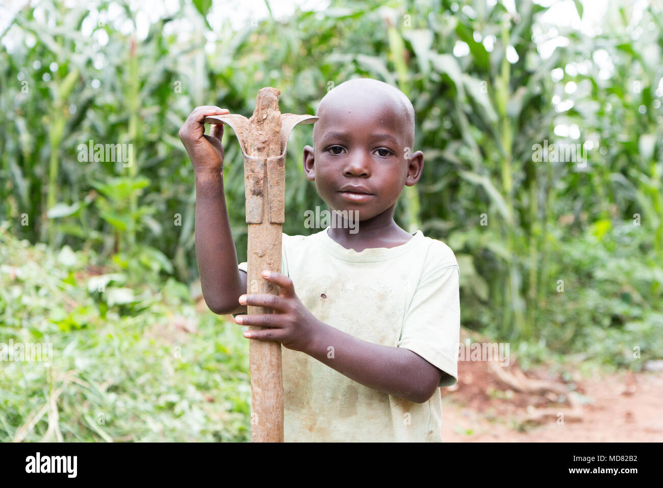 Hoe farming africa hi-res stock photography and images - Alamy