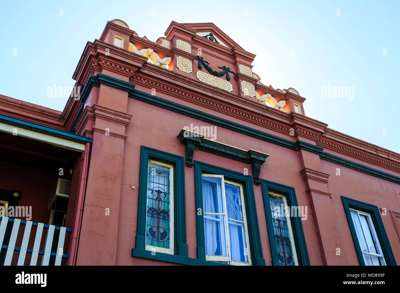 Detail of the facade of the centenary Culcairn Hotel, which opened in ...