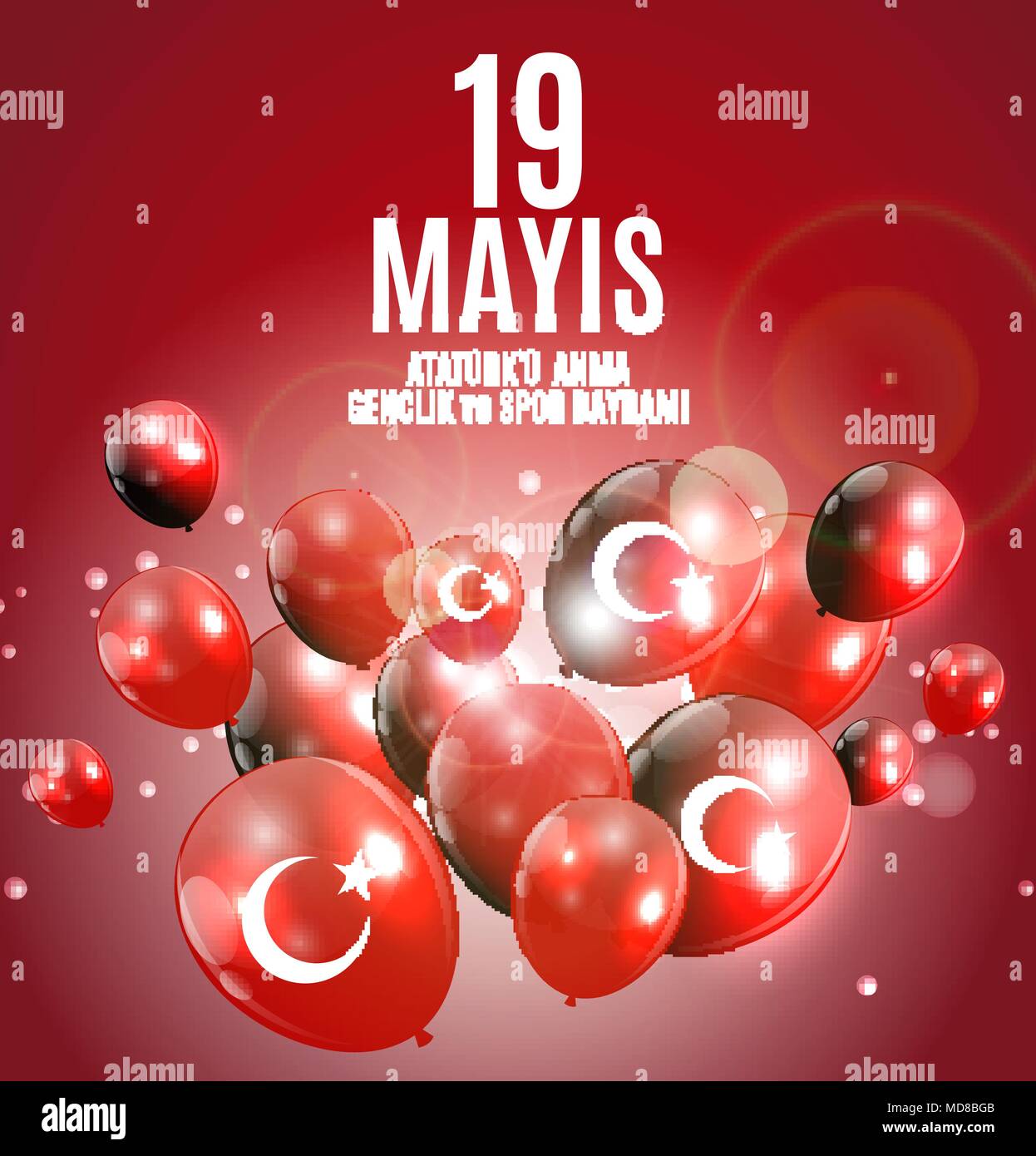 19th may commemoration of Ataturk, youth and sports day (Turkish Speak ...