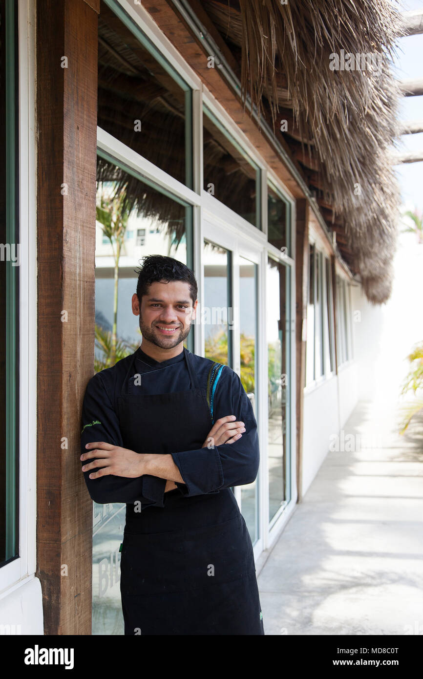 Portrait of chef Alan Zamudio of La Mazatleca Mazatlan, Mexico Stock ...