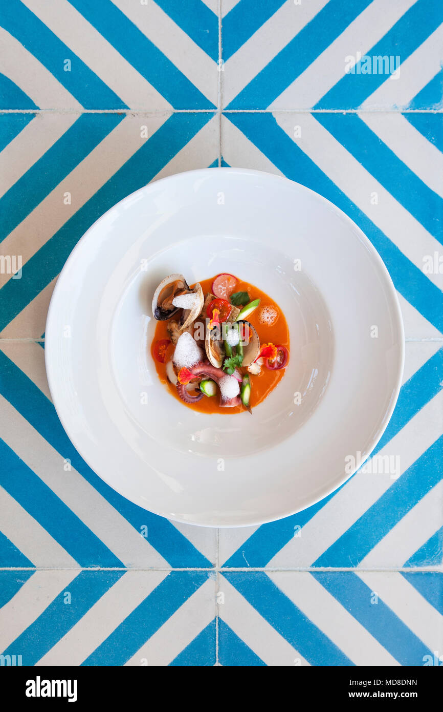 Caldo de mariscos (seafood bisque) La Corona Puerto Vallarta, Jalisco ...