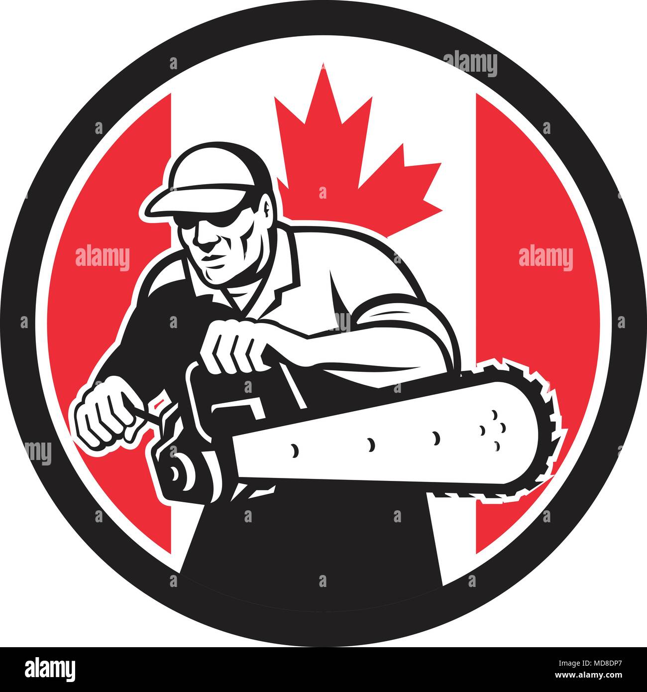 Canadian man lumberjack hi-res stock photography and images - Alamy