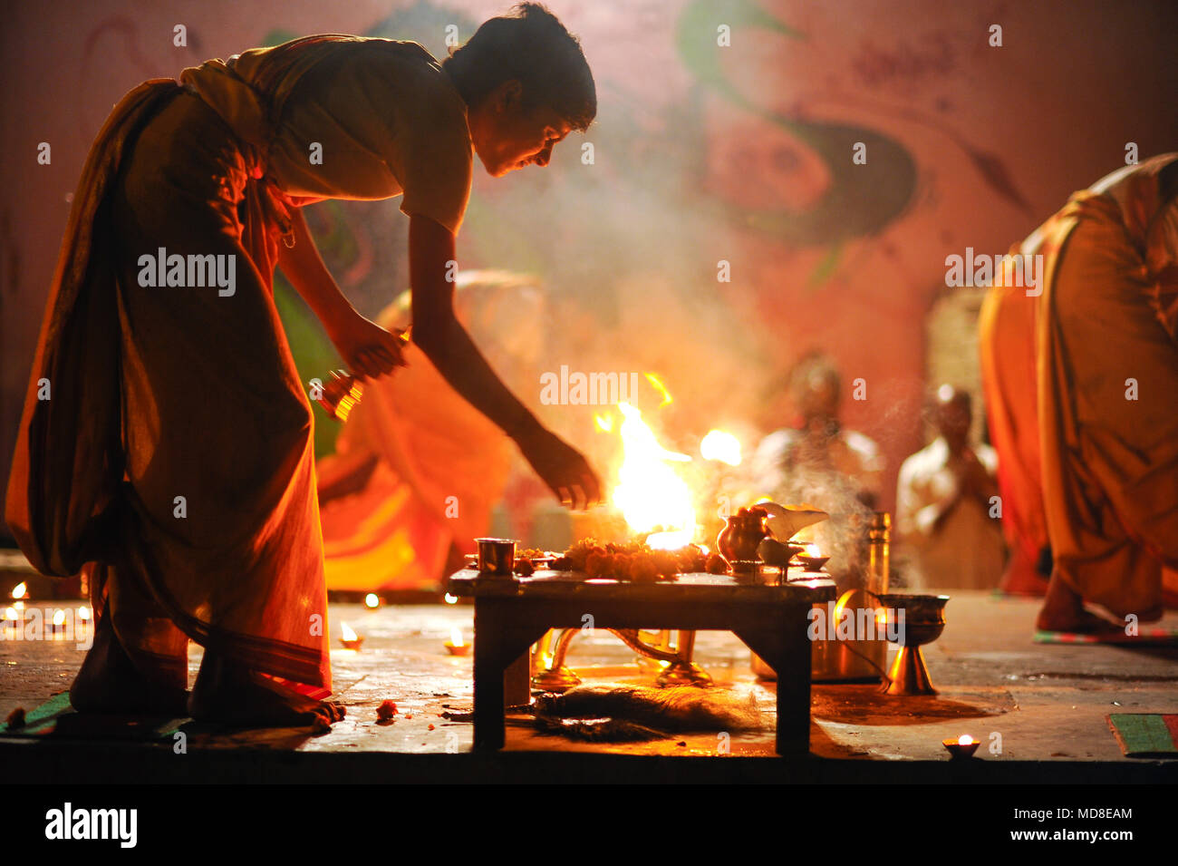 Puja india hi-res stock photography and images - Alamy