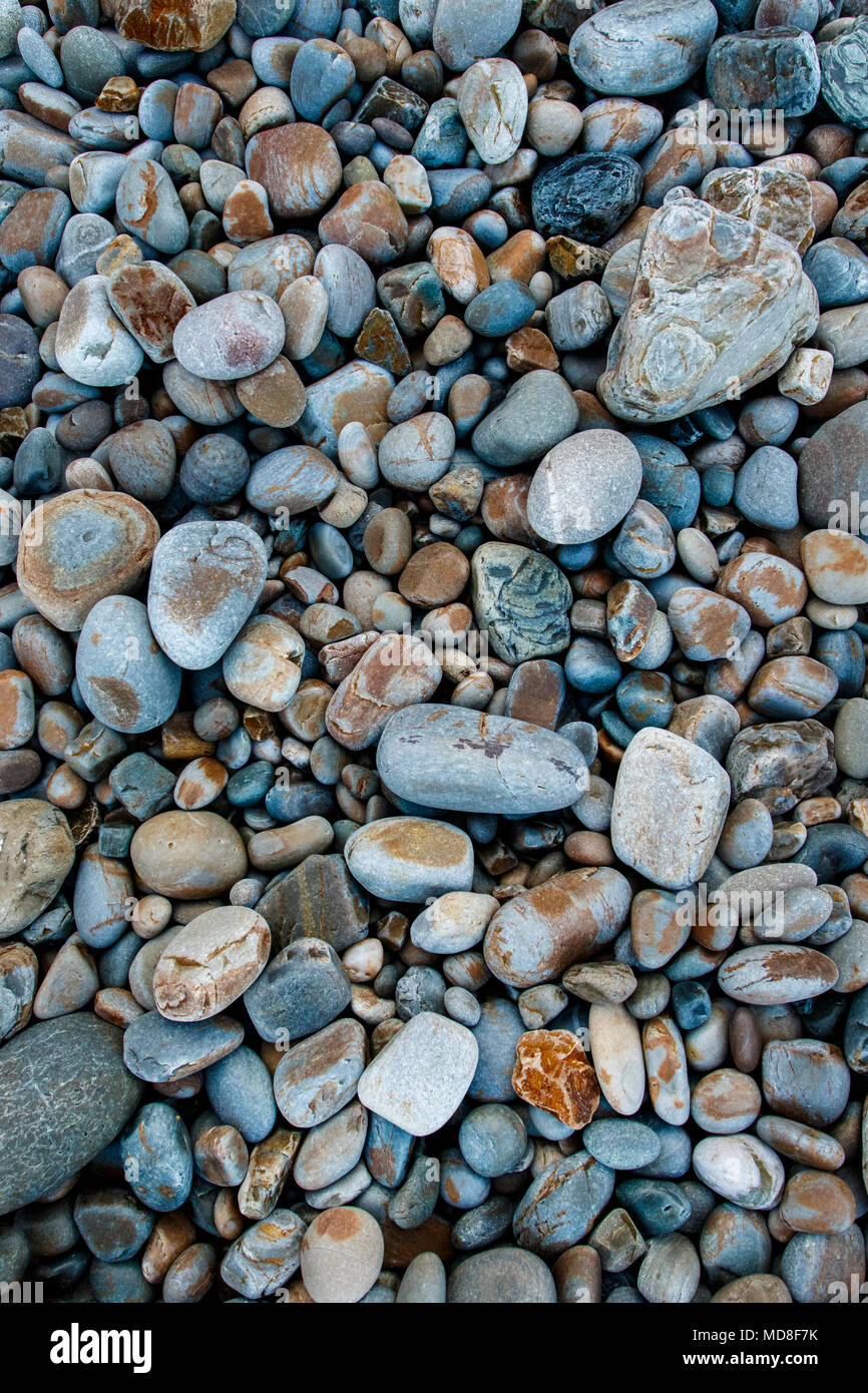 Pebbles color beach background hi-res stock photography and images - Alamy