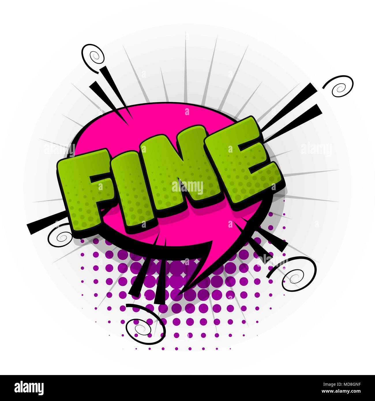 Ok comic cloud label Stock Vector Images - Alamy