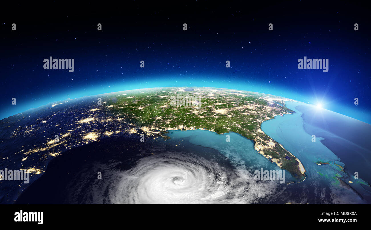 America cyclone. 3d rendering Stock Photo - Alamy