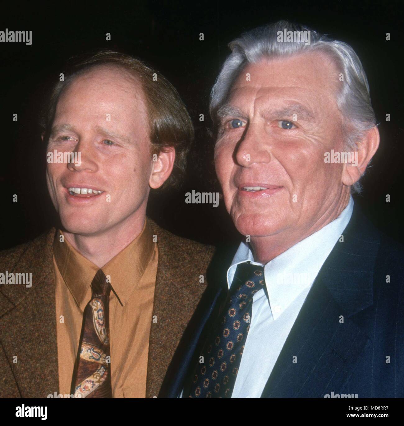 Ron Howard Andy Griffith 1992 Photo By John Barrett/PHOTOlink.net Stock ...