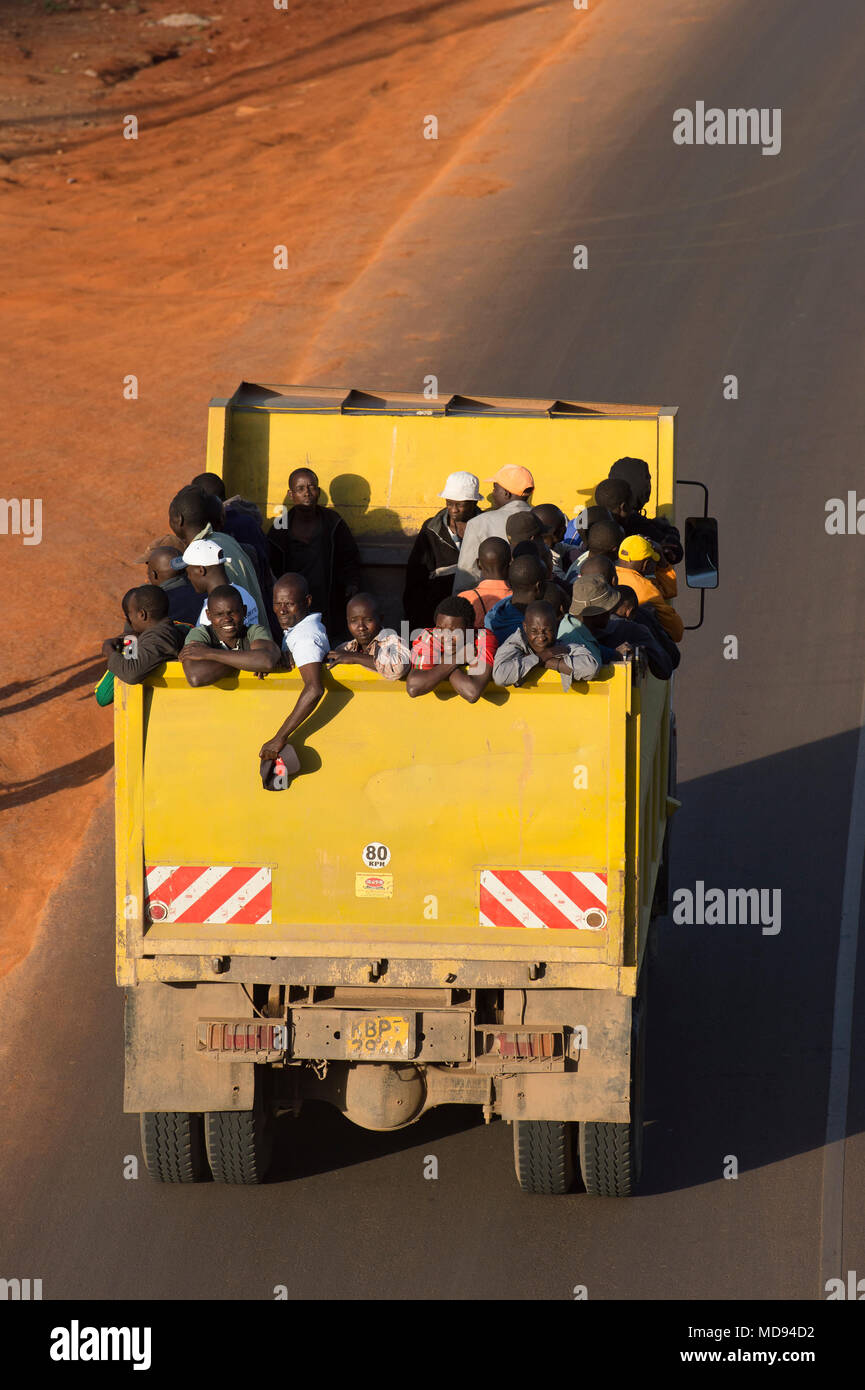 Overloaded truck and africa hi-res stock photography and images - Alamy