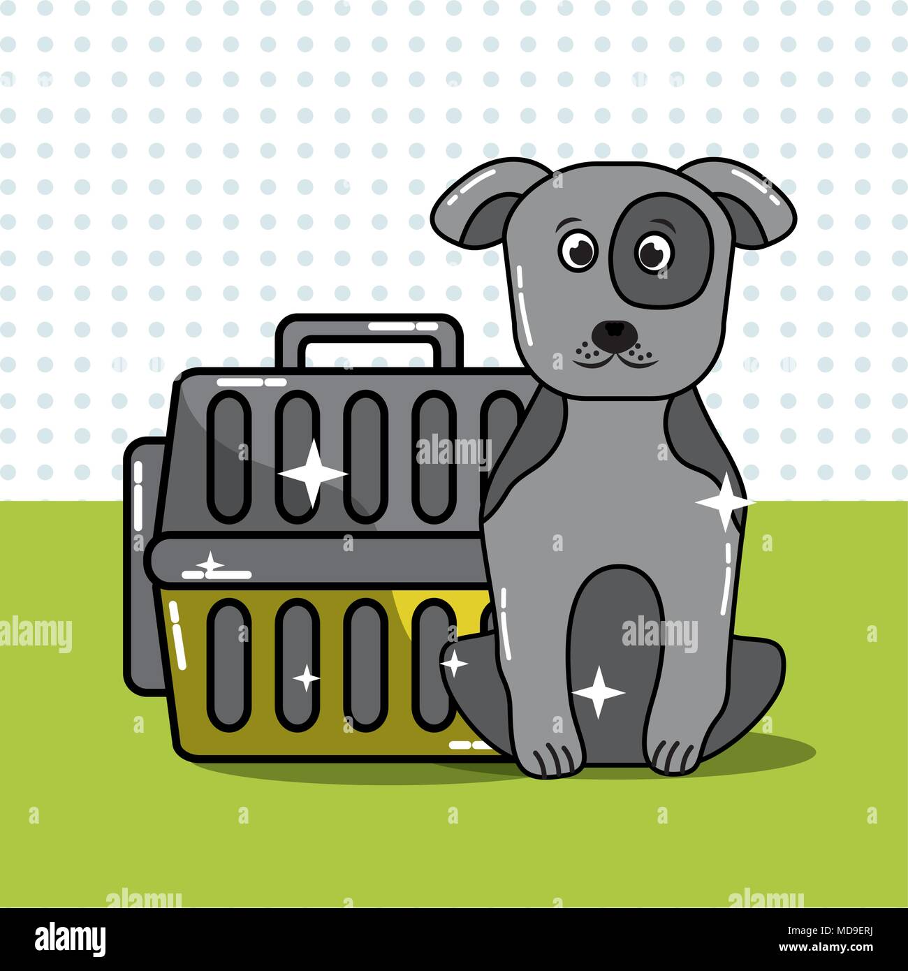 Travel pets cat dog Stock Vector Images - Alamy