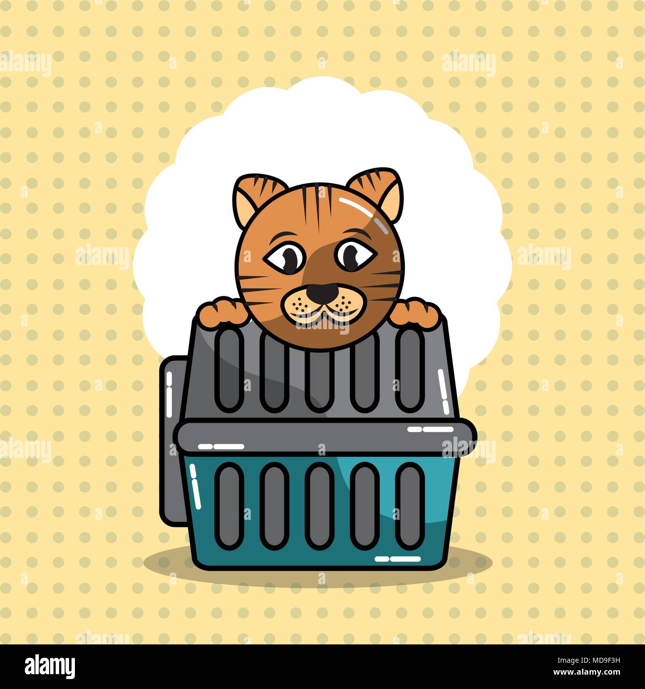 Portable cat house Stock Vector Images - Alamy