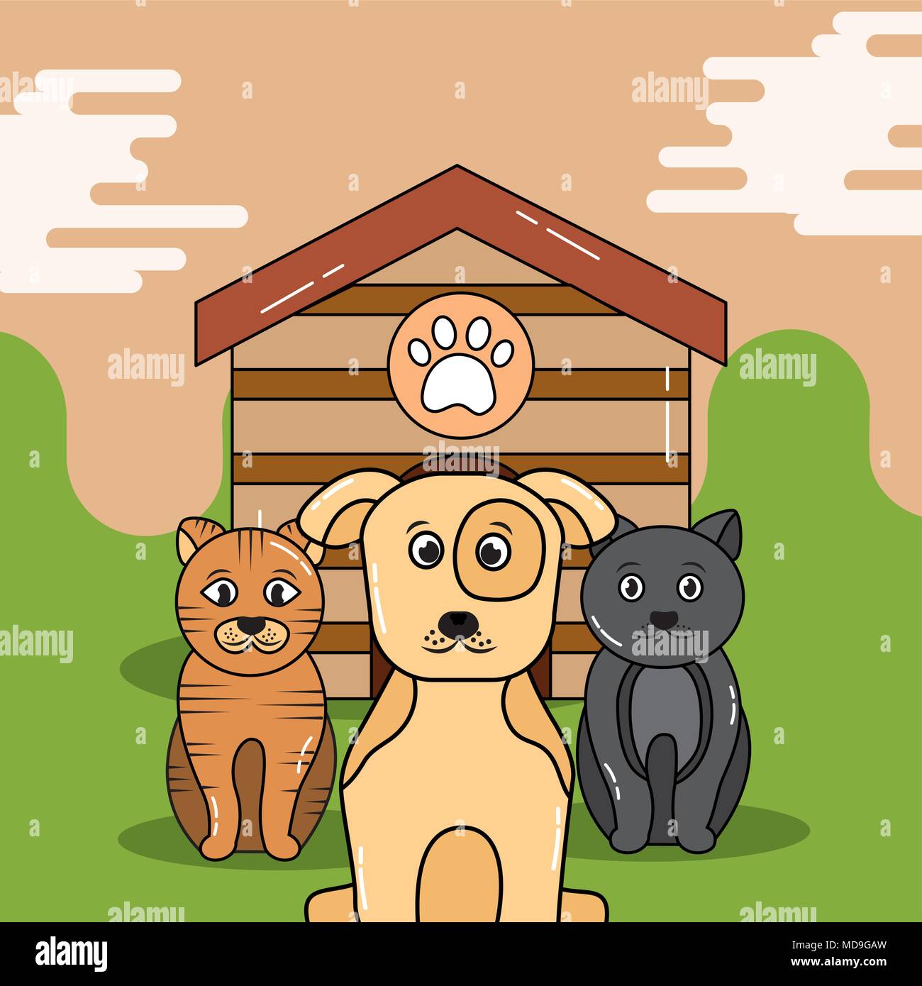 Protect my pet Stock Vector Images - Alamy
