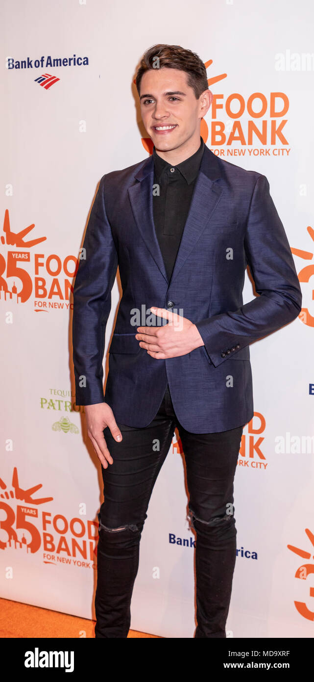 New York, United States. 17th Apr, 2018. Casey Cott attends the Food ...