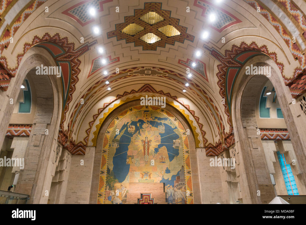 Guardian building in Detroit Michigan Stock Photo - Alamy