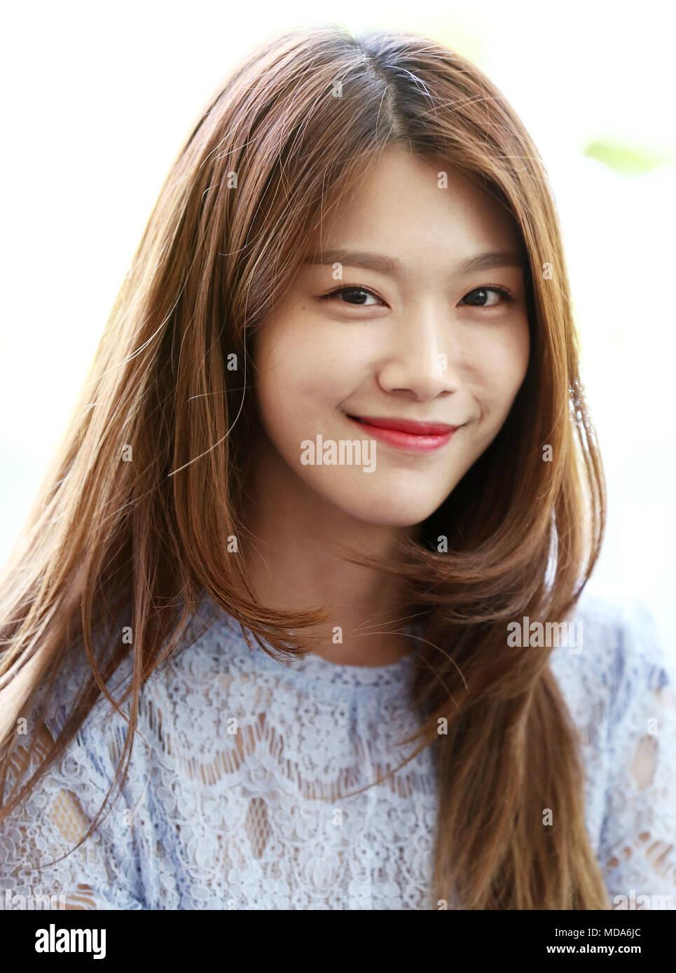 19th Apr, 2018. S. Korean actress Lee Joo-woo South Korean actress Lee ...