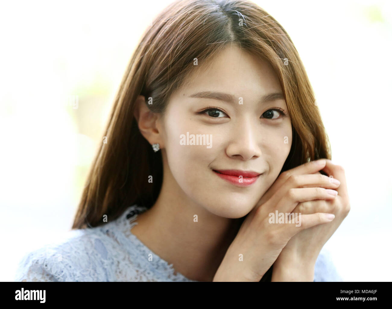 19th Apr, 2018. S. Korean actress Lee Joo-woo South Korean actress Lee ...