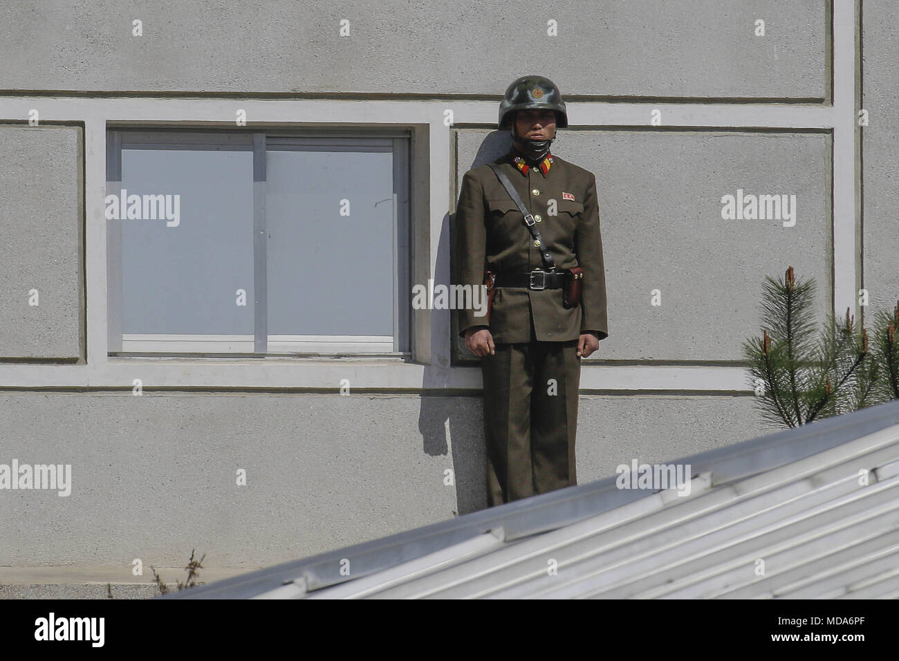 Paju, GYEONGGI, SOUTH KOREA. 18th Apr, 2018. April 18, 2018-Pamunjom ...