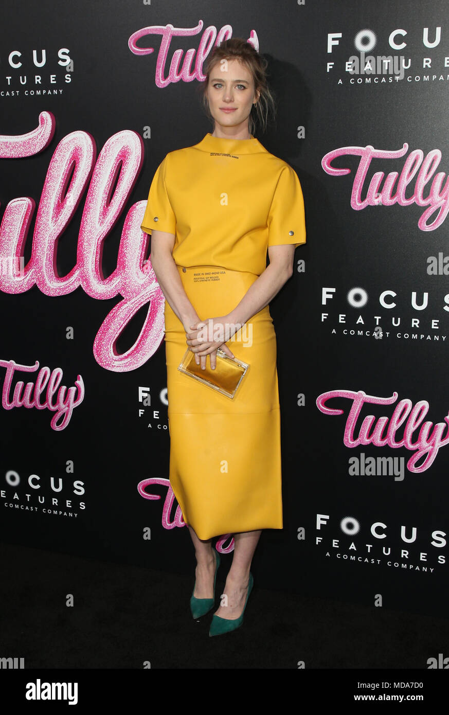 Los Angeles, Ca, USA. 18th Apr, 2018. Mackenzie Davis at the Los ...