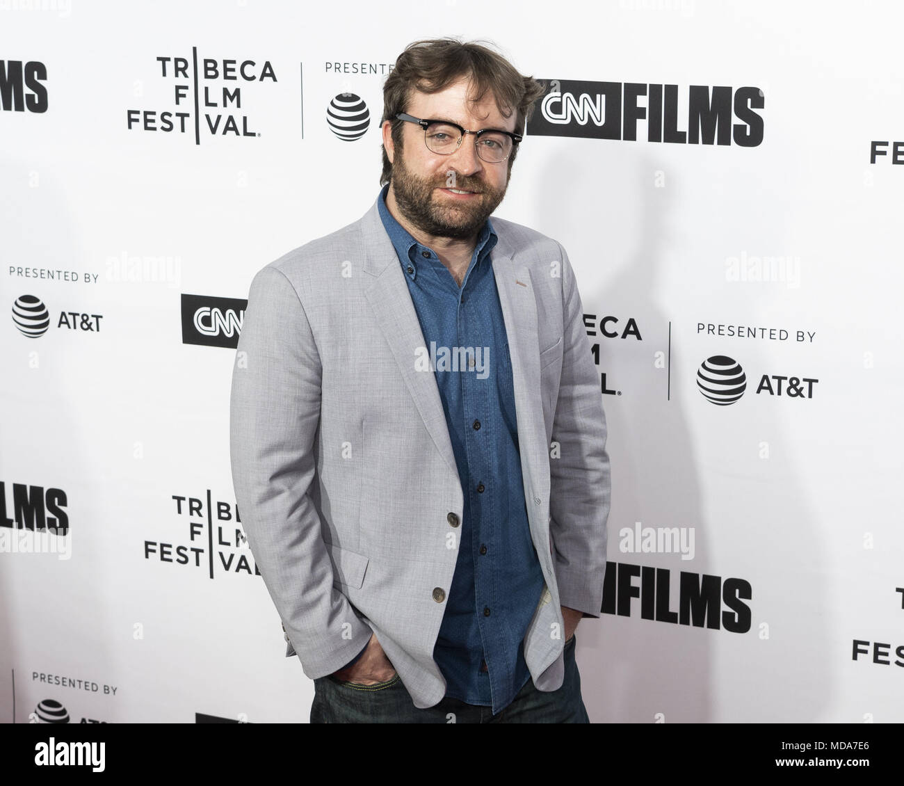 New York, NY, USA. 18th Apr, 2018. DEREK WATERS at the Tribeca Film ...