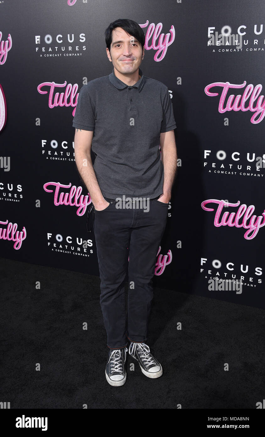 Los Angeles, California, USA. 18th Apr, 2018. David Dastmalchian arrives for the premiere of the ...