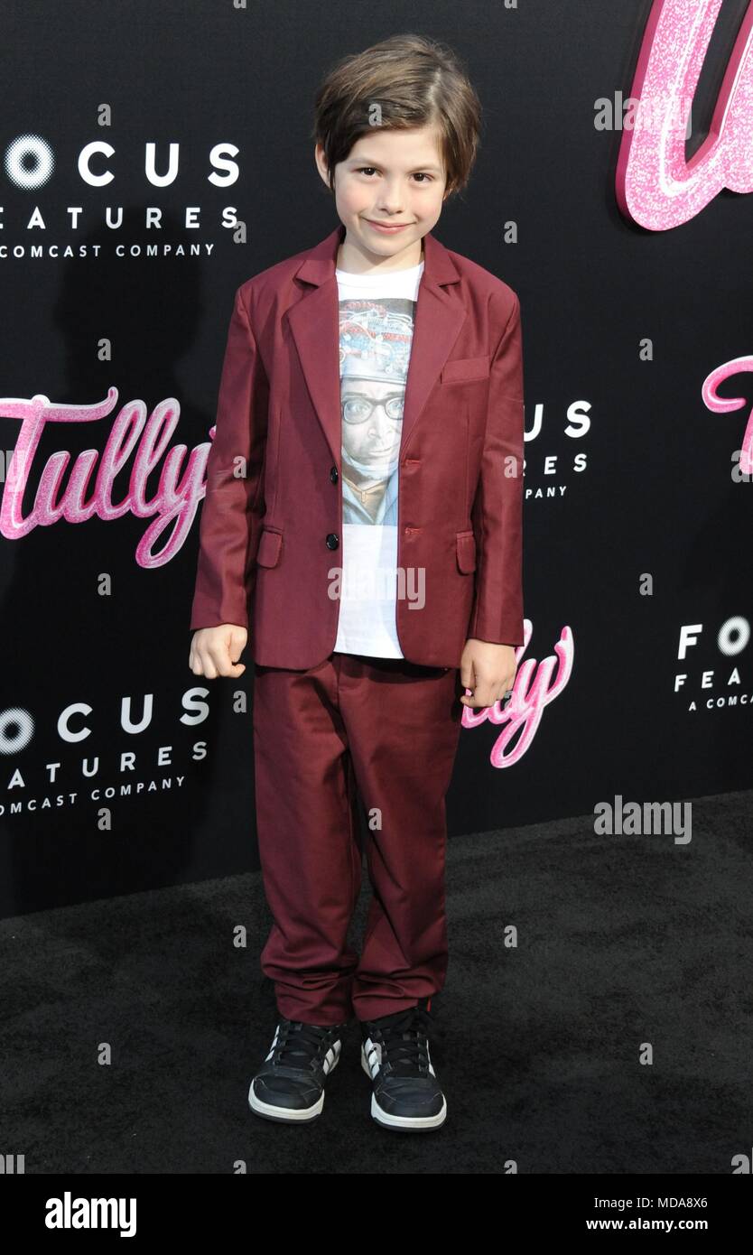 Los Angeles, CA, USA. 18th Apr, 2018. Asher Miles Fallica at arrivals ...