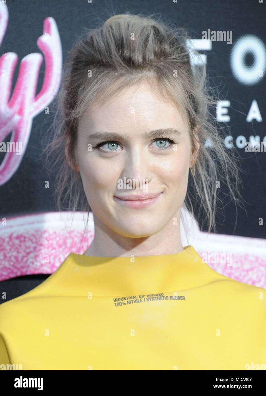 Los Angeles, CA, USA. 18th Apr, 2018. Mackenzie Davis at arrivals for ...