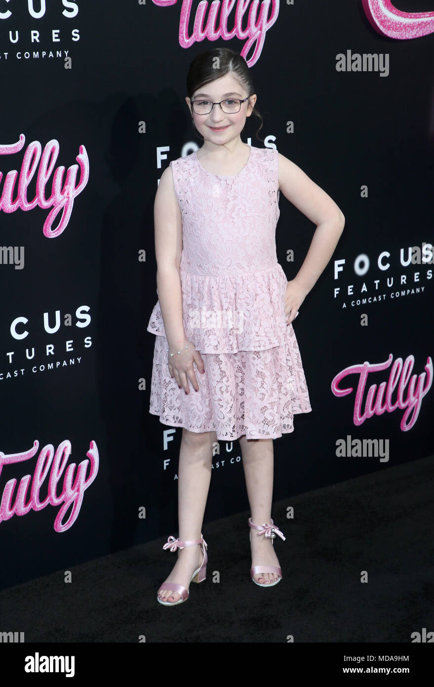 Los Angeles, Ca, USA. 18th Apr, 2018. Lia Frankland, at the Los Angeles ...