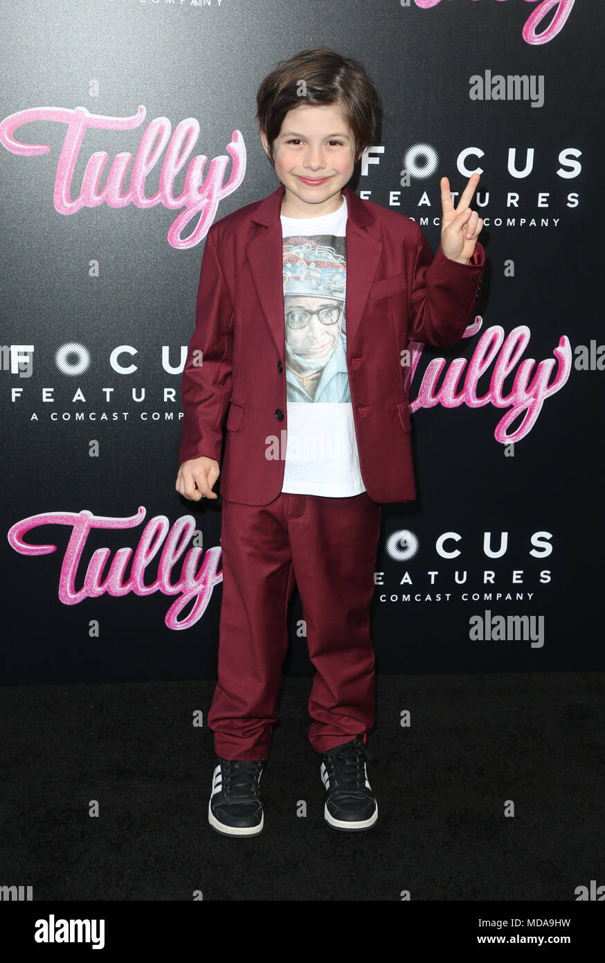 Los Angeles, Ca, USA. 18th Apr, 2018. Asher Fallica, at the Los Angeles ...