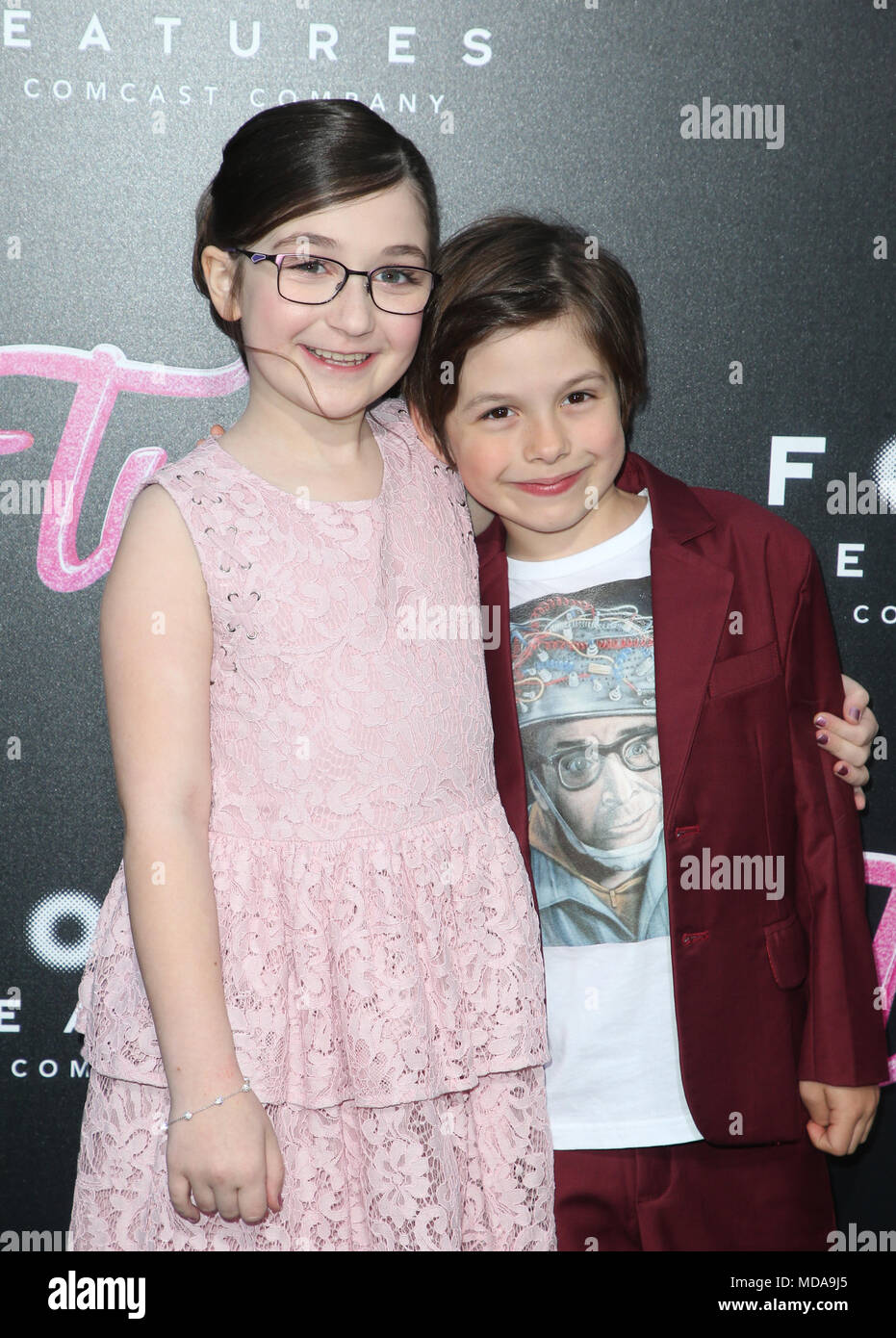 Los Angeles, Ca, USA. 18th Apr, 2018. Lia Frankland, Asher Fallica, at ...