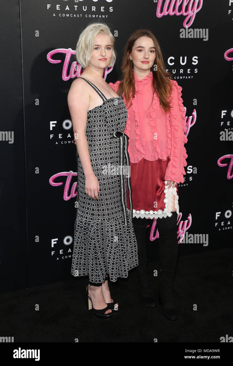 Los Angeles, Ca, USA. 18th Apr, 2018. Mady Dever, Kaitlyn Dever, at the ...