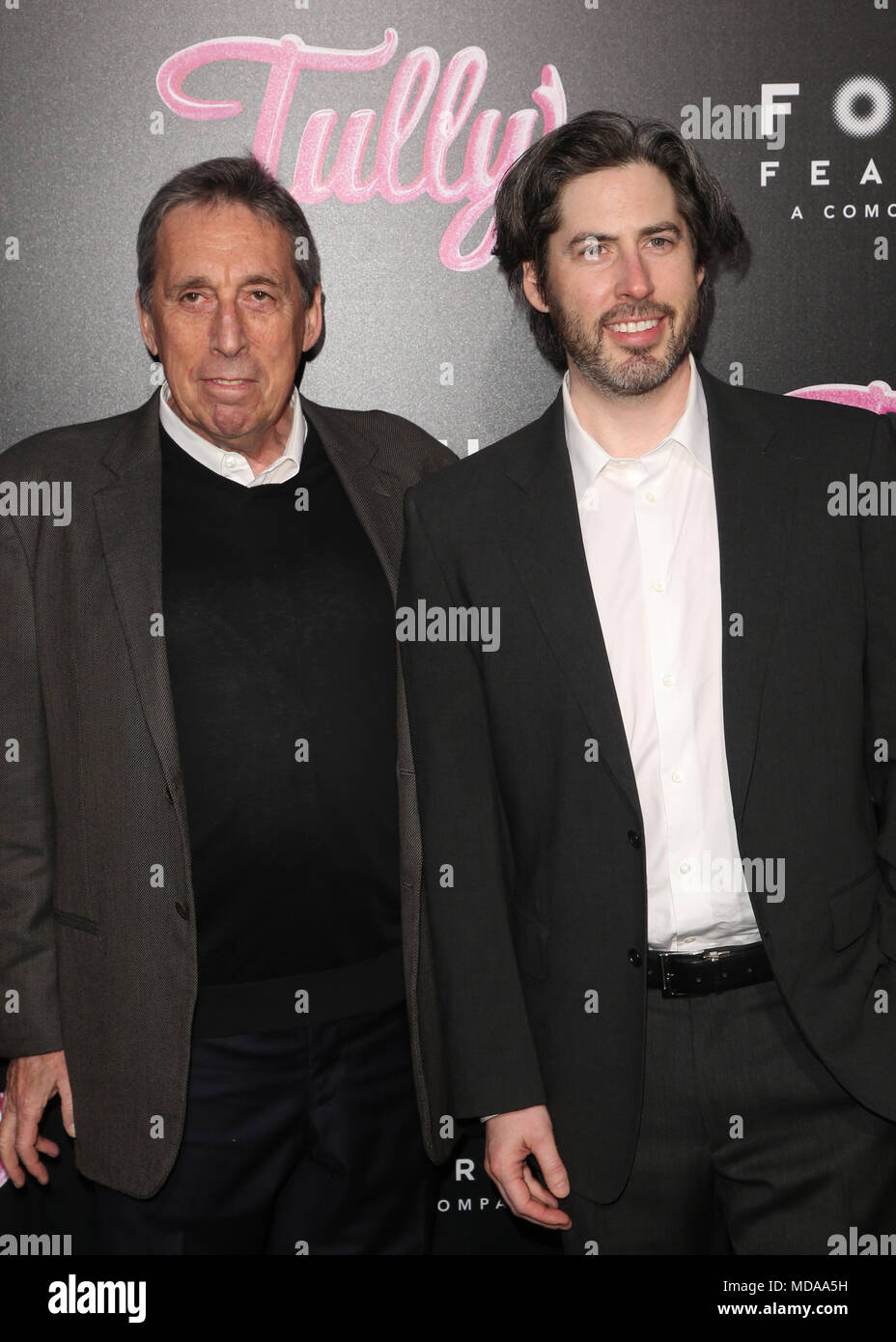 Los Angeles, Ca, USA. 18th Apr, 2018. Ivan Reitman, Jason Reitman, at ...