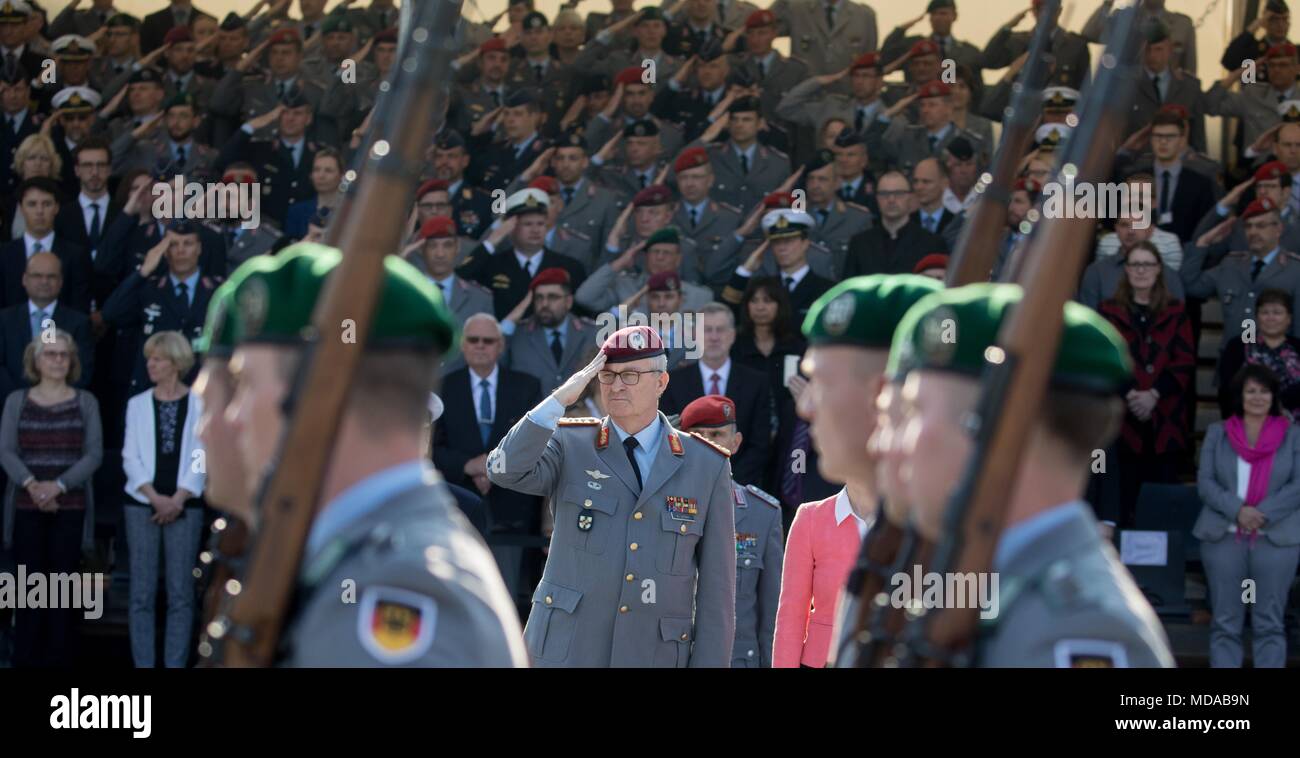 19 April 2018, Germany, Berlin: The new Inspector General of the German ...