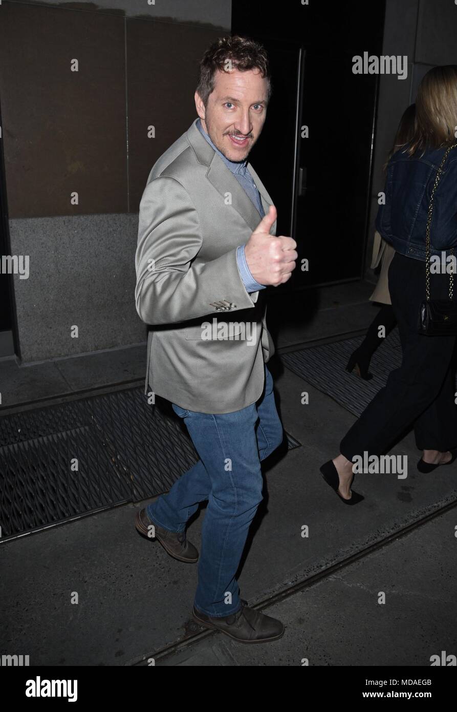 New York, NY, USA. 18th Apr, 2018. Paul Soter, seen at Regal Union ...