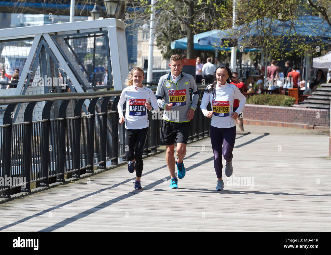 London,UK,19th April 2018,London Marathon British runners Photocall ...