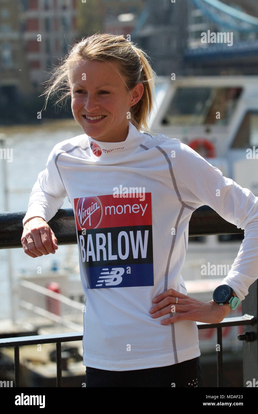 London,UK,19th April 2018,London Marathon British runners Photocall ...