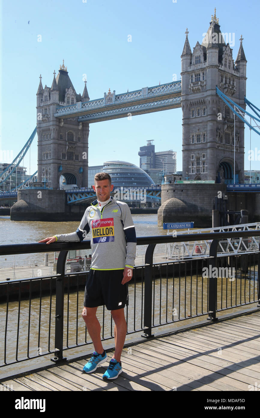 London UK 19 April 20178 Photocall with the British runners Jonny ...