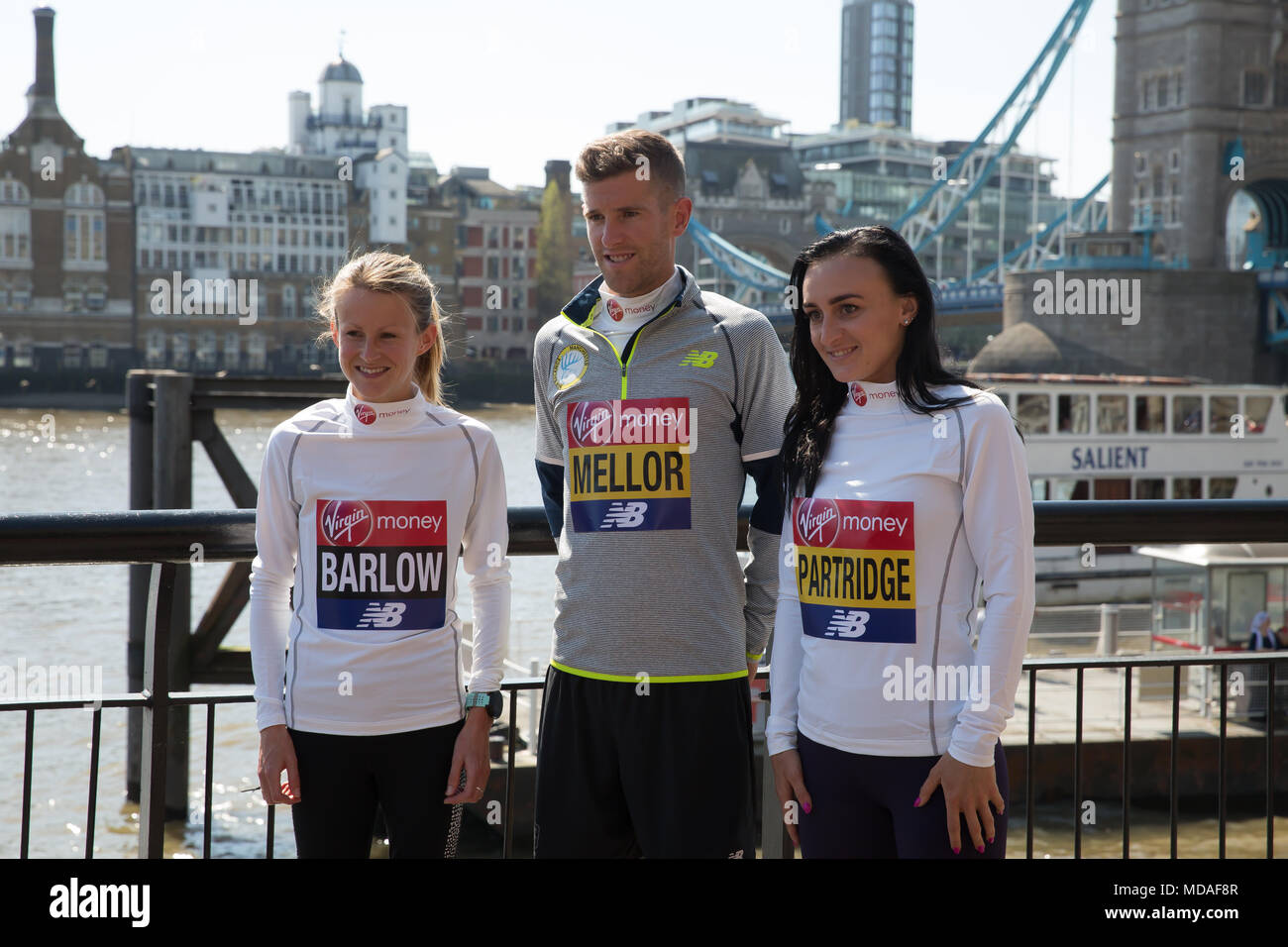 London,UK,19th April 2018,London Marathon British runners Photocall ...