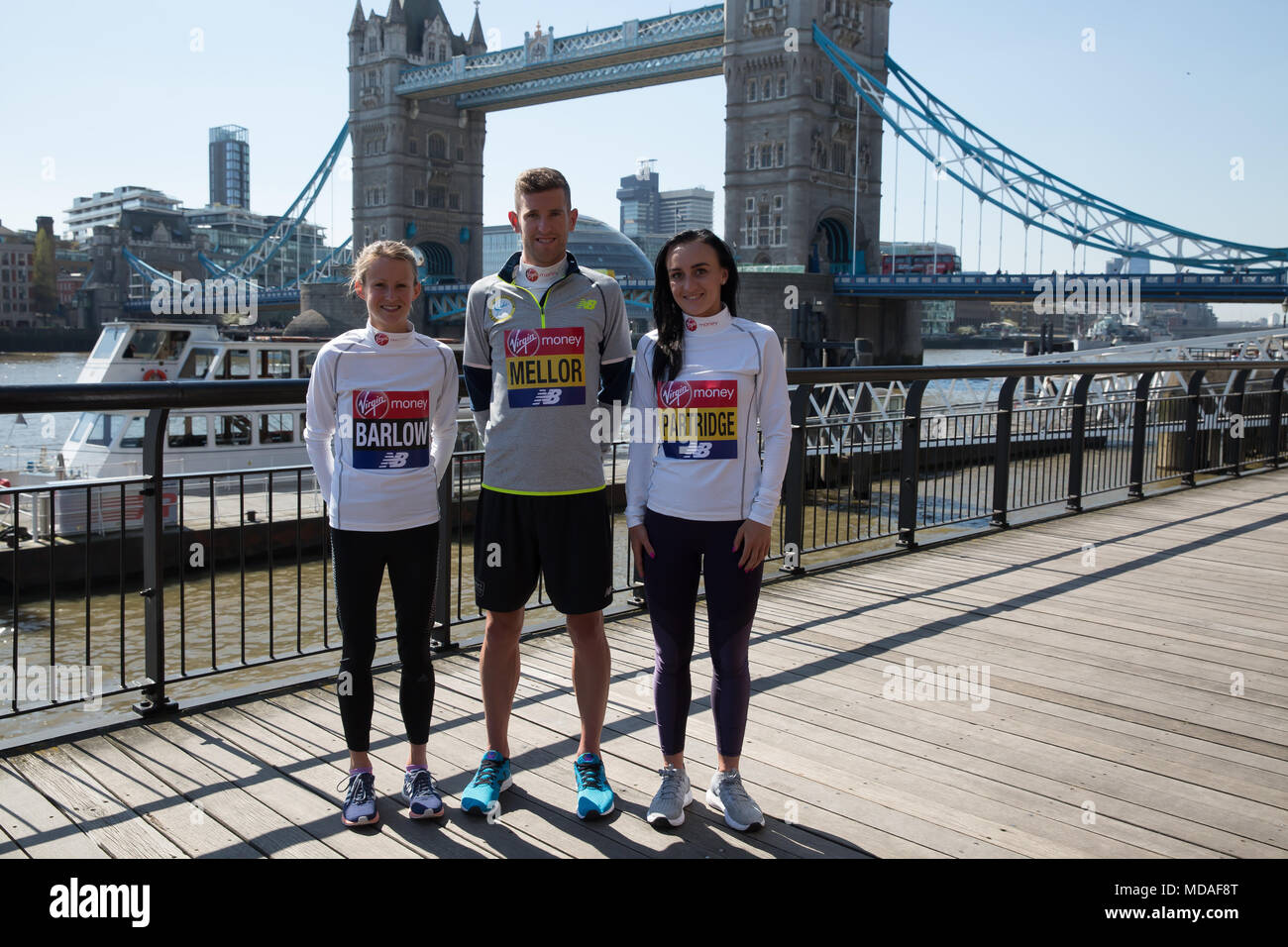 London,UK,19th April 2018,London Marathon British runners Photocall ...