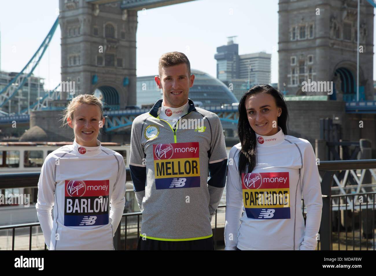 London,UK,19th April 2018,London Marathon British runners Photocall ...