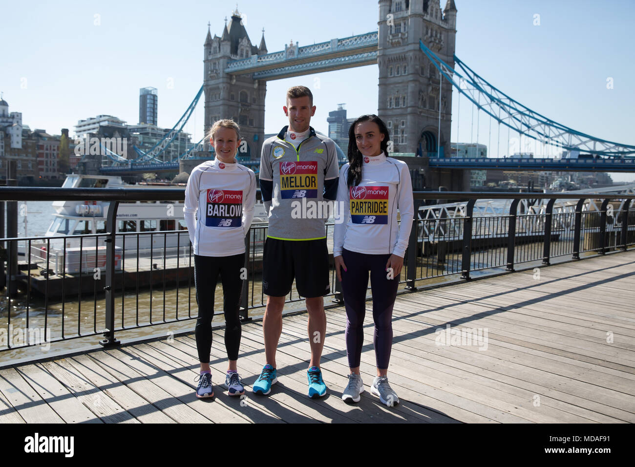 London,UK,19th April 2018,London Marathon British runners Photocall ...
